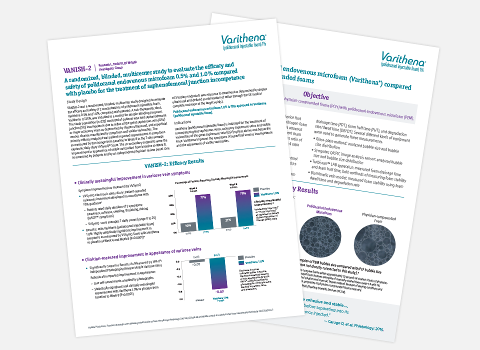 HCPs: Discover Varithena’s Innovative Vein Treatment | Varithena™